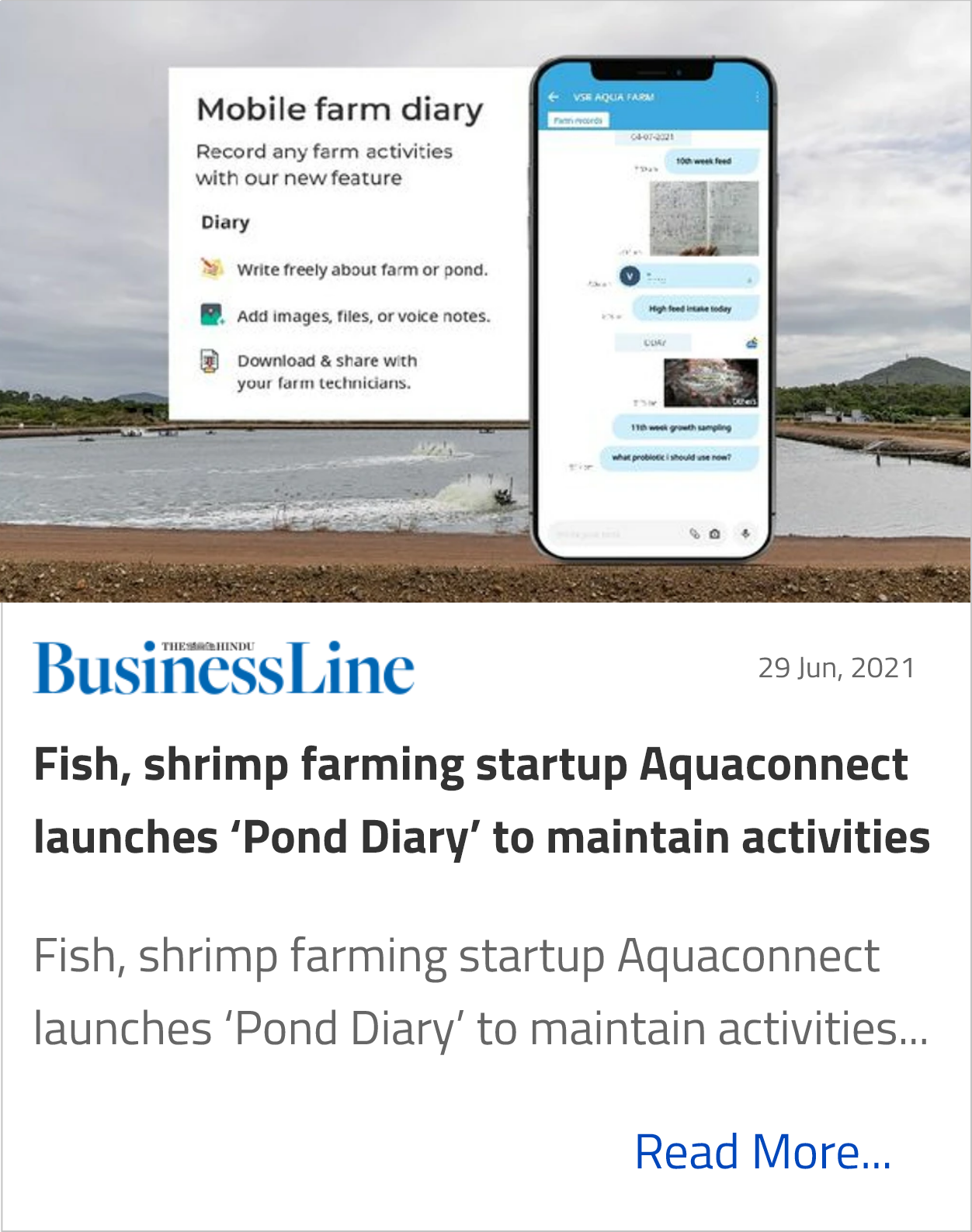 Aquaconnect - South Asia's Largest Aqua Farmers Network